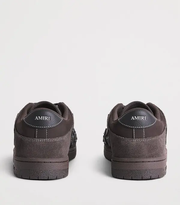 Amiri Skel Top Low Sneakers - Brown