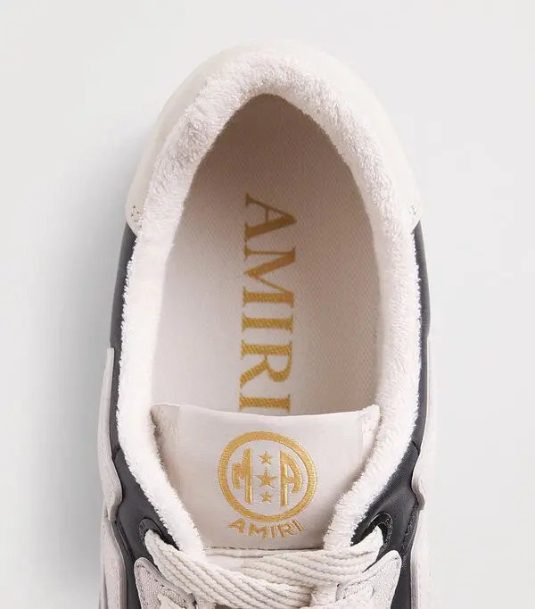 Amiri Leather Pacific Football Sneakers - Black