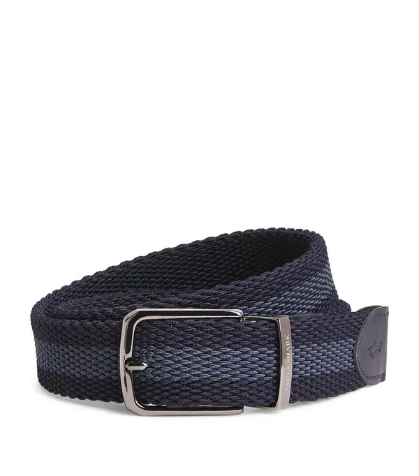 Paul & Shark Cotton Woven Reversible Belt