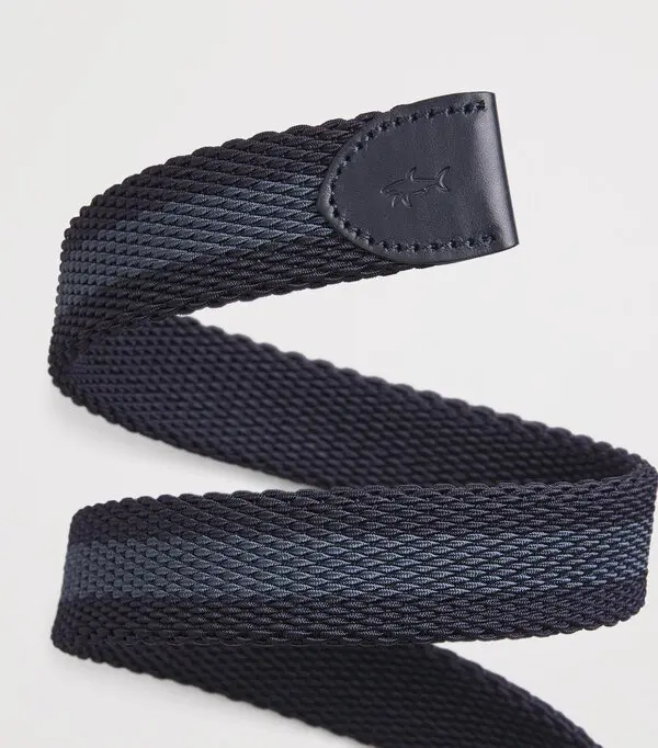 Paul & Shark Cotton Woven Reversible Belt
