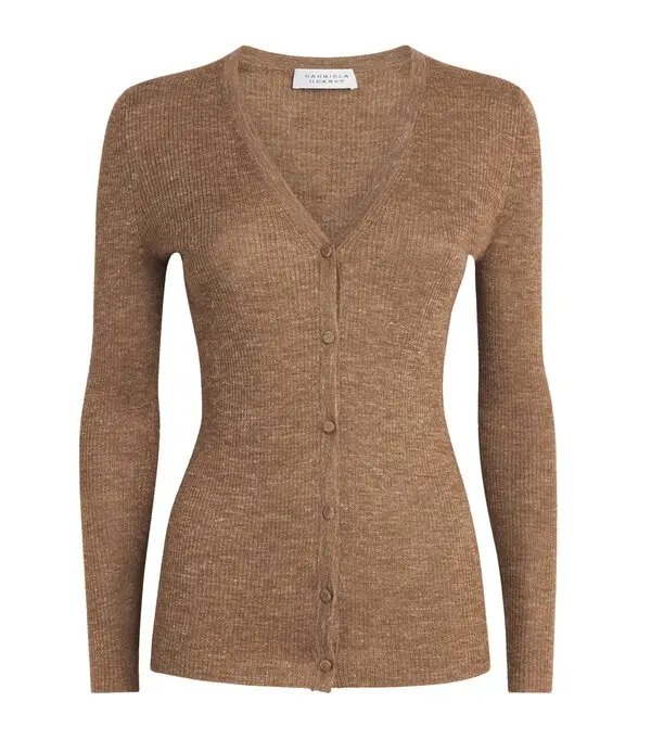 Gabriela Hearst Cashmere-silk-hemp Aiste Cardigan