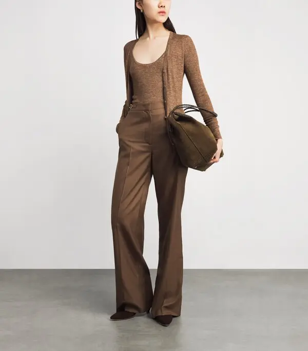 Gabriela Hearst Cashmere-silk-hemp Aiste Cardigan