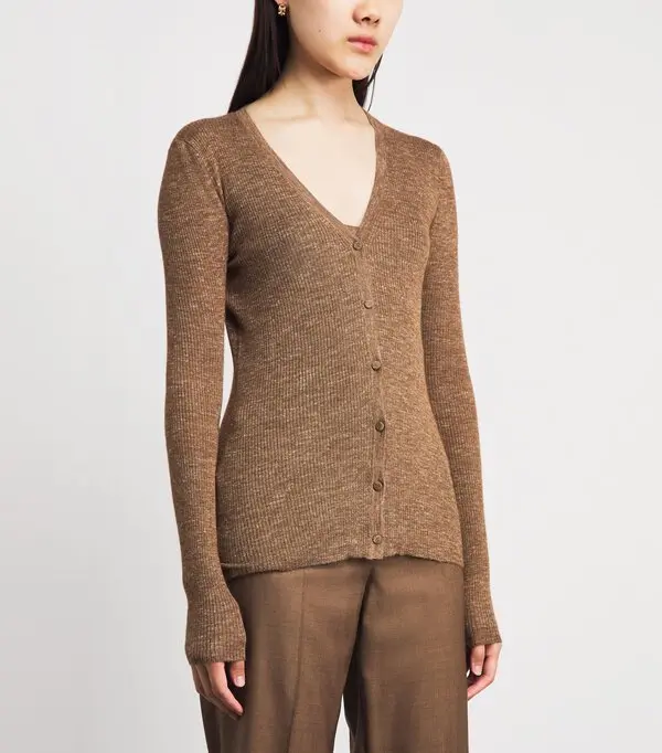 Gabriela Hearst Cashmere-silk-hemp Aiste Cardigan