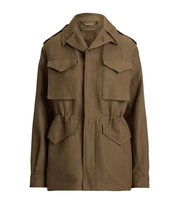 Ralph Lauren Cashmere-linen Milton Field Jacket