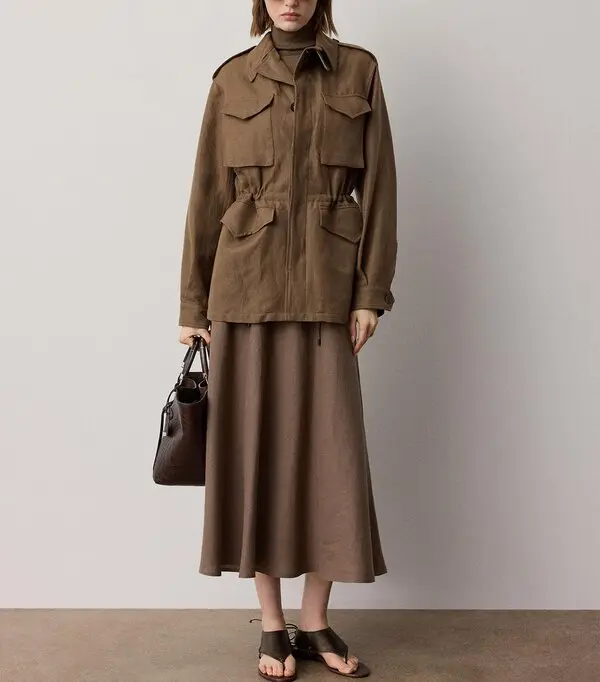 Ralph Lauren Cashmere-linen Milton Field Jacket