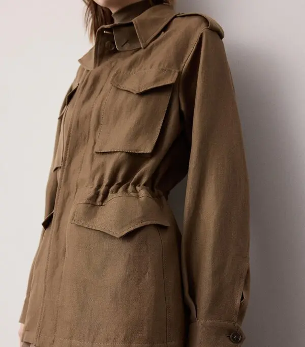 Ralph Lauren Cashmere-linen Milton Field Jacket