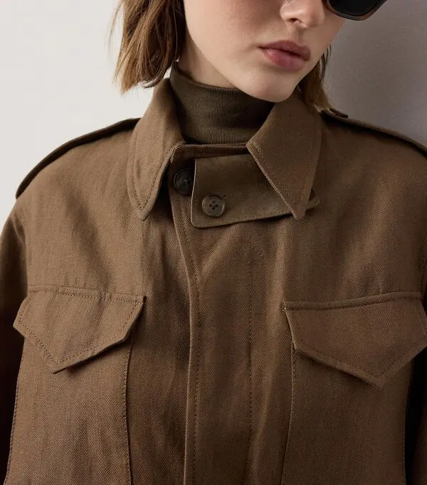Ralph Lauren Cashmere-linen Milton Field Jacket