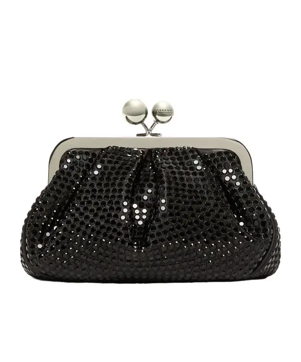 Max Mara Wkalama Small Satin Pasticcino Bag