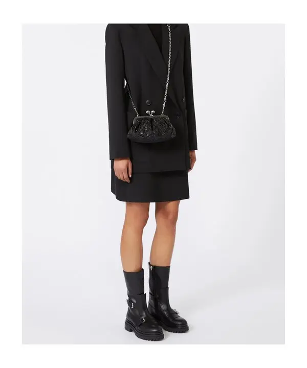 Max Mara Wkalama Small Satin Pasticcino Bag