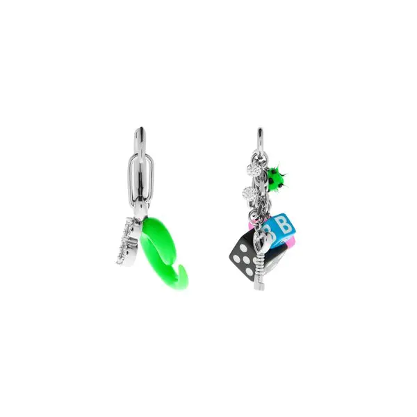 Balenciaga Charm Detailed Earrings