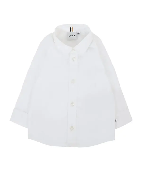 Hugo Boss Long Sleeve Shirt - White