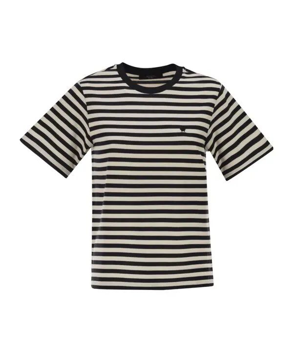 Max Mara Striped Crewneck T-shirt