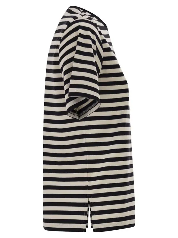 Max Mara Striped Crewneck T-shirt