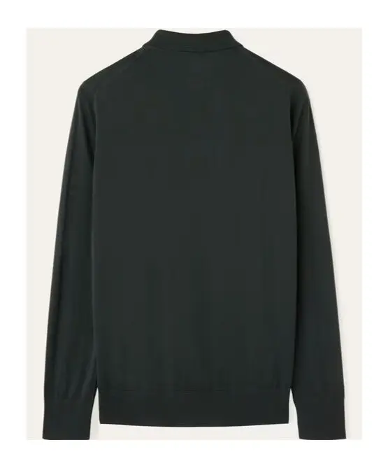 Loro Piana Long-sleeved Knitted Polo Shirt