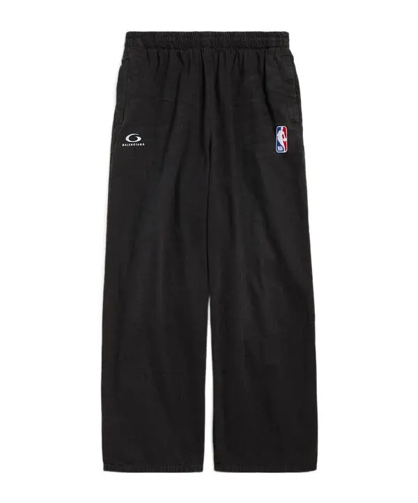 Balenciaga Nba Collaboration Pants In Lightweight - Black