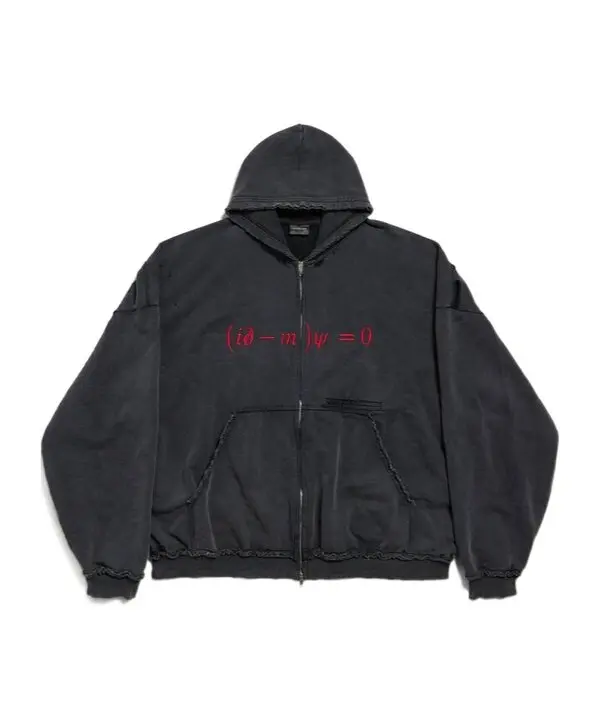 Balenciaga Dirac Equation Zip-up Hoodie