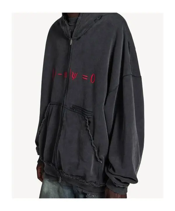 Balenciaga Dirac Equation Zip-up Hoodie