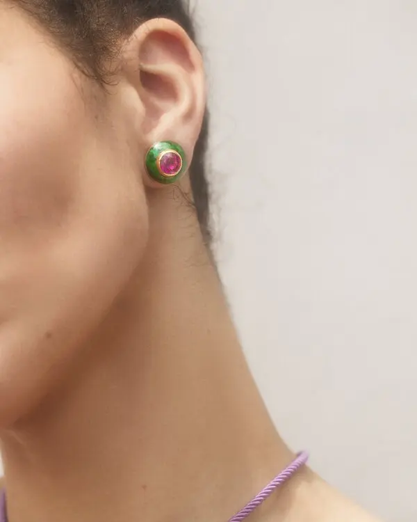 EMILY P. WHEELER Button Stud