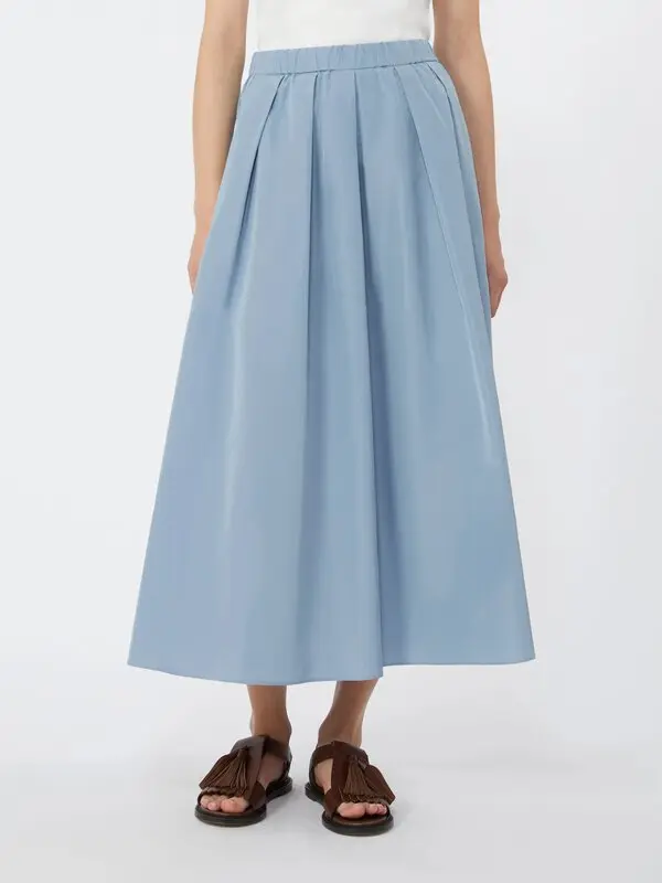 Max Mara Formica Pleated Midi Skirt