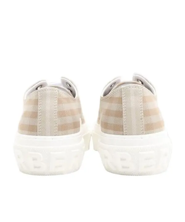 Burberry Plaid Low-cut Casual Shoes - White