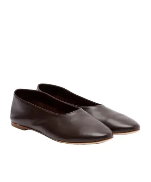 Staud Alba Leather Ballet Flats