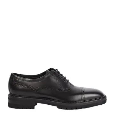 Manolo Blahnik Norton Leather Oxford Shoes