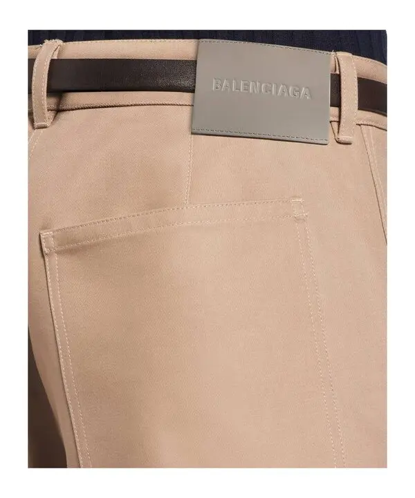 Balenciaga Bermuda Shorts In Dune