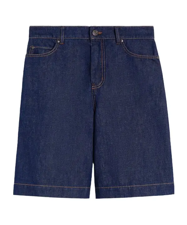 Max Mara Denim Shorts - Blue
