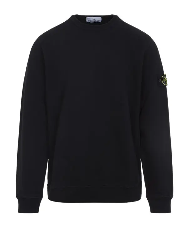 Stone Island Logo Patch Crewneck Sweatshirt
