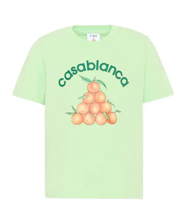 Casablanca Graphic-print T-shirt - Green