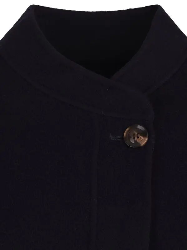 Soeur Windsor Short Coat - Deep Navy