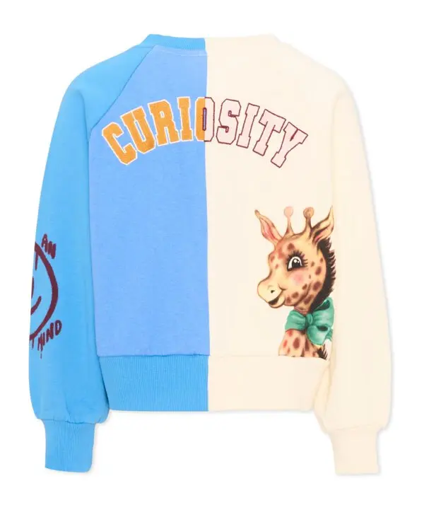 MOLO Graphic-print Panelled Sweater