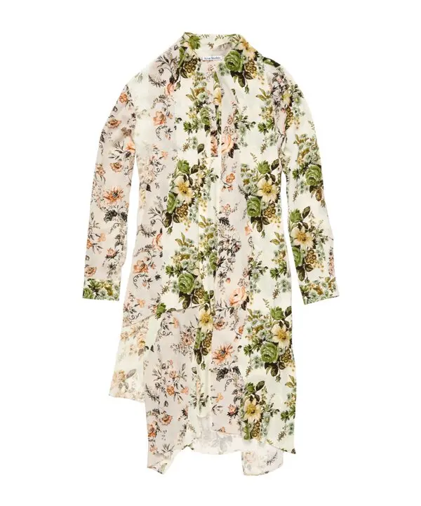 Acne Studios Silk Shirt Dress