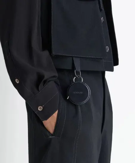 LEMAIRE Molded Leather Tape Measure Necklace