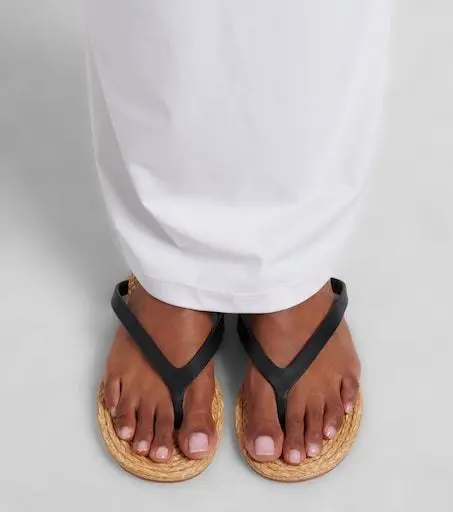 Christopher Esber Palma Leather Thong Sandals
