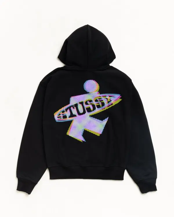 StÜssy Dot Surf Puff Print Zip Hoodie