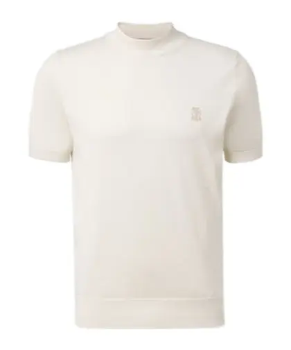 Brunello Cucinelli Logo Cotton Sweater