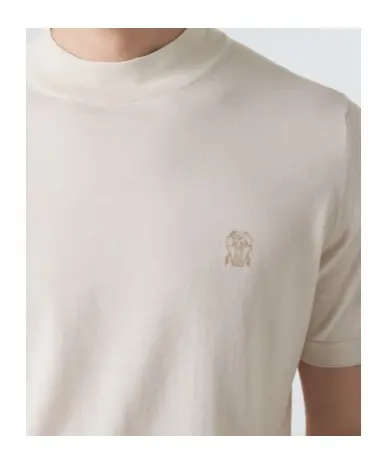 Brunello Cucinelli Logo Cotton Sweater