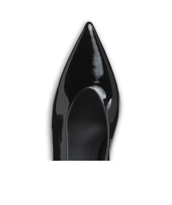 Alaïa Clogs Wedge Slingbacks In Patent Calfskin