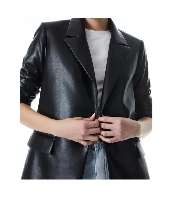 ALICEOLIVIA Denny Boyfriend Style Suit Coat