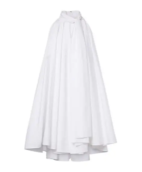 Givenchy Pleated Cotton Poplin Minidress