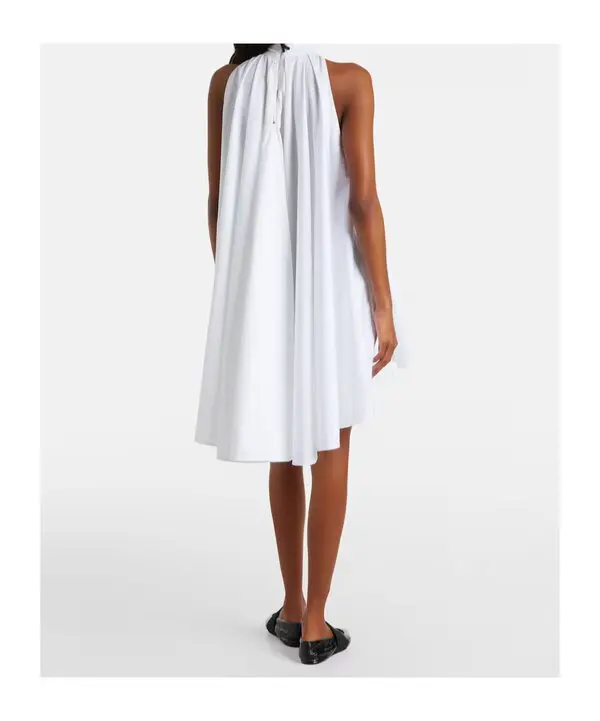 Givenchy Pleated Cotton Poplin Minidress