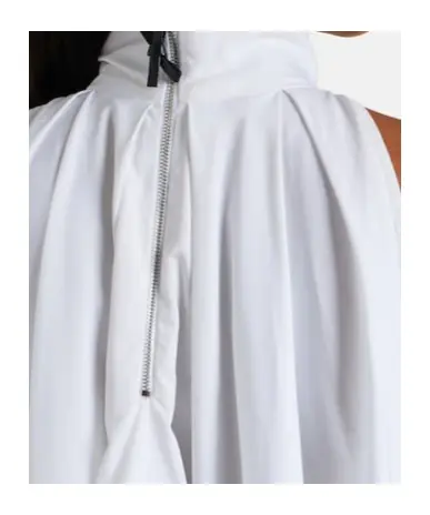 Givenchy Pleated Cotton Poplin Minidress