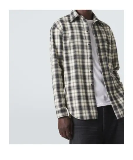 Balenciaga Checked Cotton Flannel Shirt