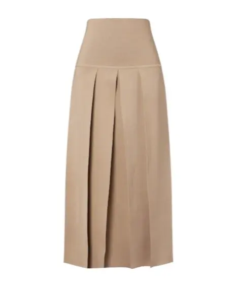 Alaïa Pleated Maxi Skirt