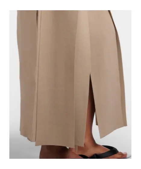Alaïa Pleated Maxi Skirt