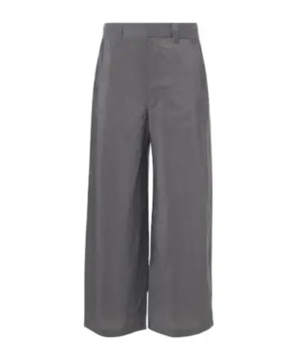 LEMAIRE Silk-blend Barrel-leg Pants