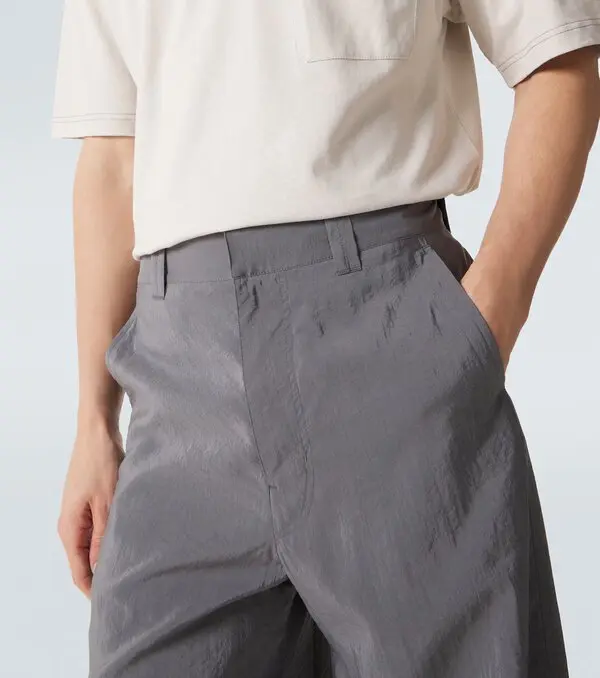 LEMAIRE Silk-blend Barrel-leg Pants