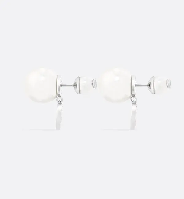 Dior Tribales Earrings With Pearl And Heart Charm