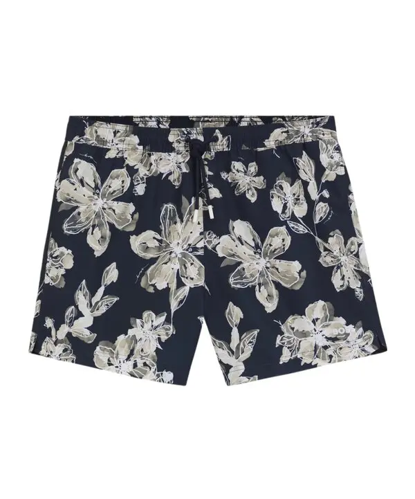 Hugo Boss Quick-dry Swim Shorts With All-over Print